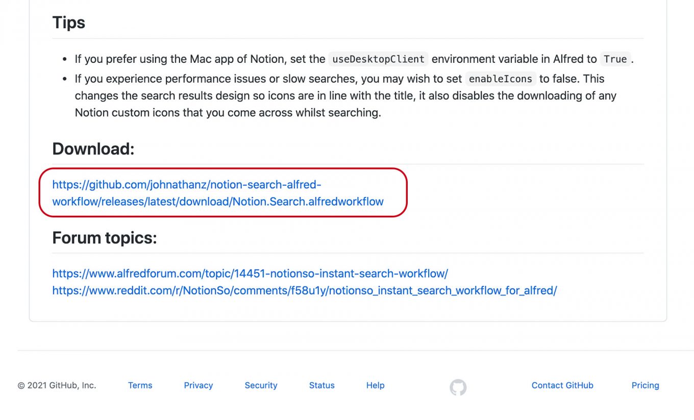 Alfred WorkflowでNotion内を検索する方法 - jittodesign blog